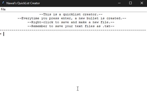 GitHub Nawaljahmed QuickList A Quicklist For Tasks Written In Python