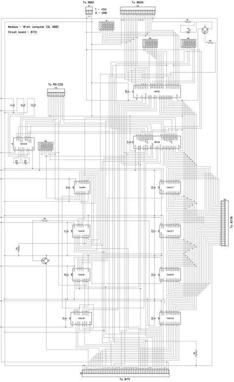 Modulus Robots The First Schematic For The 16 Bit