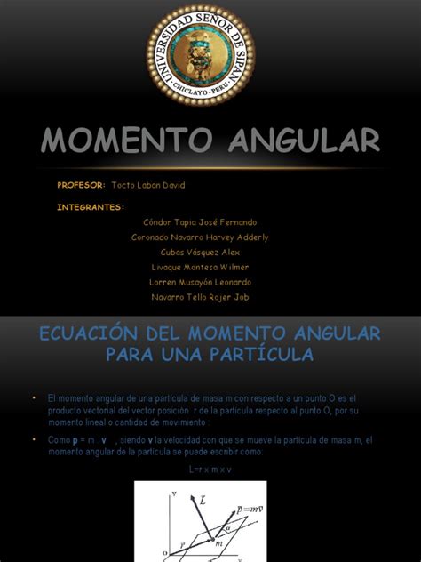Momento Angular Pdf Momento Angular Fuerza