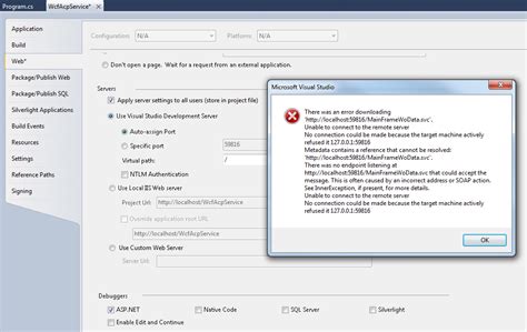 Wcf And 127001 Vs Localhost Stack Overflow