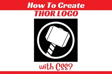 How To Create Thor Logo With CSS Coding Crunch