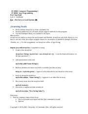 Lab 11 ArrayList ListMaker Monnin John Docx IT 1090C Computer
