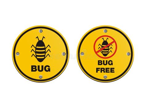 Bug Alert Sign Stock Illustration Illustration Of Danger 31612327