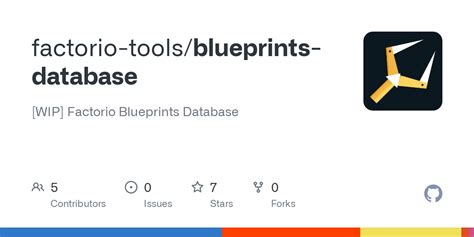 github factorio tools blueprints database [wip] factorio blueprints