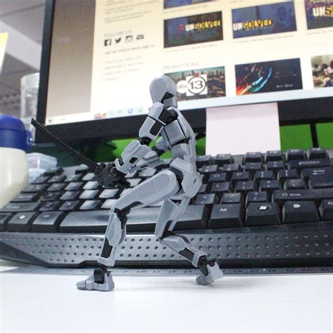 3d Printed Multi Jointed Movable Robot，multi Articular Action Figures