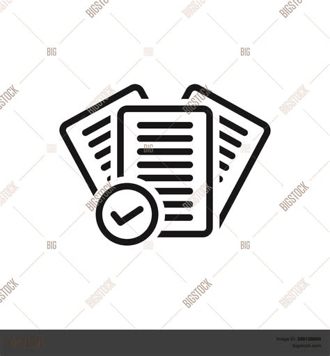 Black Line Icon Right Vector And Photo Free Trial Bigstock