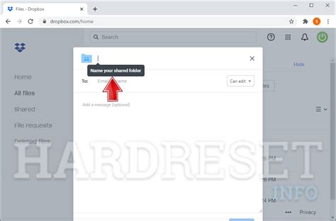 how to create shared folder in dropbox how to