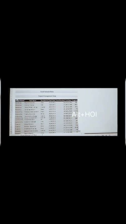 subscribe for more ctrl a alt hoi alt hoa excel exceltips youtube