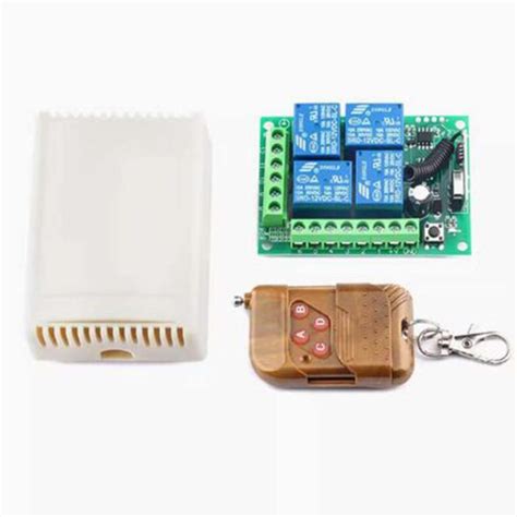 Control Remoto Rf 433mhz Con Modulo Receptor De 4 Relevadores 12v 10a Teknomovo 2025
