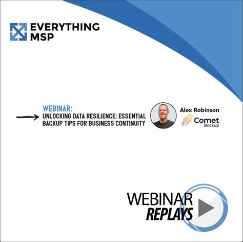 Comet Backup On Linkedin Webinar