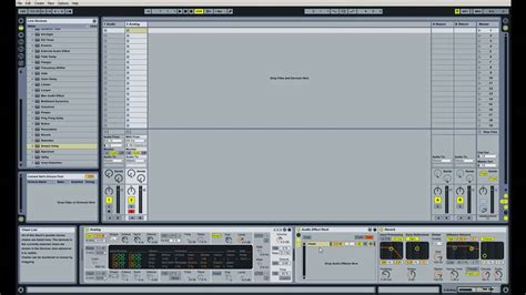 Ableton Live Audio Effect Rack Tutorial Part 1 Youtube