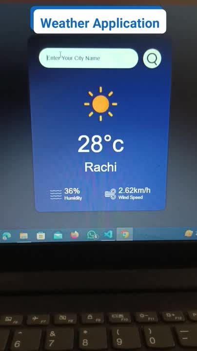 Patel Deepak I On Linkedin Weatherapplication Html Css Javascript Project