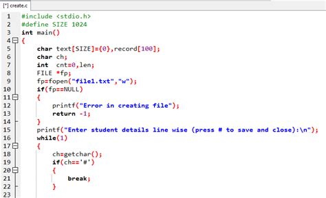 Creating A File Containing Customer Record C Programming Bcis