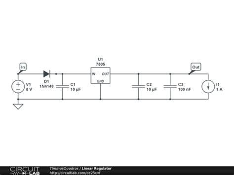 Linear Regulator CircuitLab