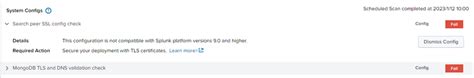 how to solve search peer ssl config check and splunk community