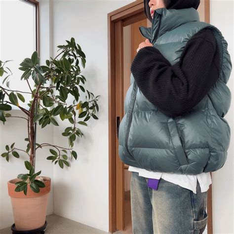 [겨울패딩] 남녀공용 밴딩 빵빵 5온스 웰론 패딩 조끼 베스트 에이블리