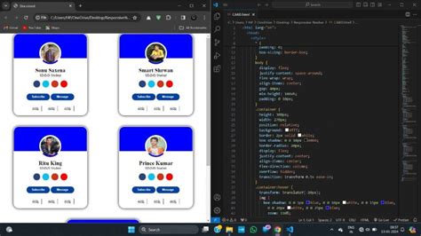 card using only html and css sonu kumar