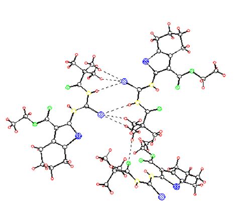 Intermolecular Interactions Between Two Molecules Of 2 According To The