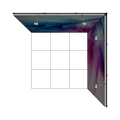 3x3 Corner Shell Scheme Booth Upgrade