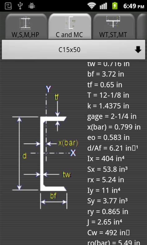 Aisc Steel Tables Apk Para Android Descargar