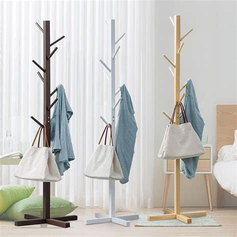 ราวแขวนหมวก ราวแบบขาตั้ง แขวนของอเนกประสงค์ ราวแขวนกระเป๋า เสาไม้ เสาแขวนหมวก ขาตั้งแบบกลมและแบบ