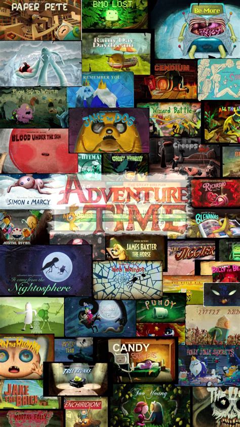 Check Out Katiearenos Shuffles Adventure Time Title Cards