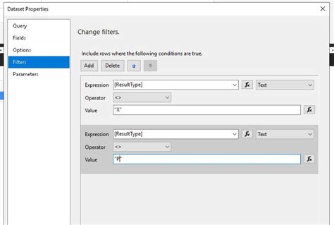 Not In Filter Expression Microsoft Qanda