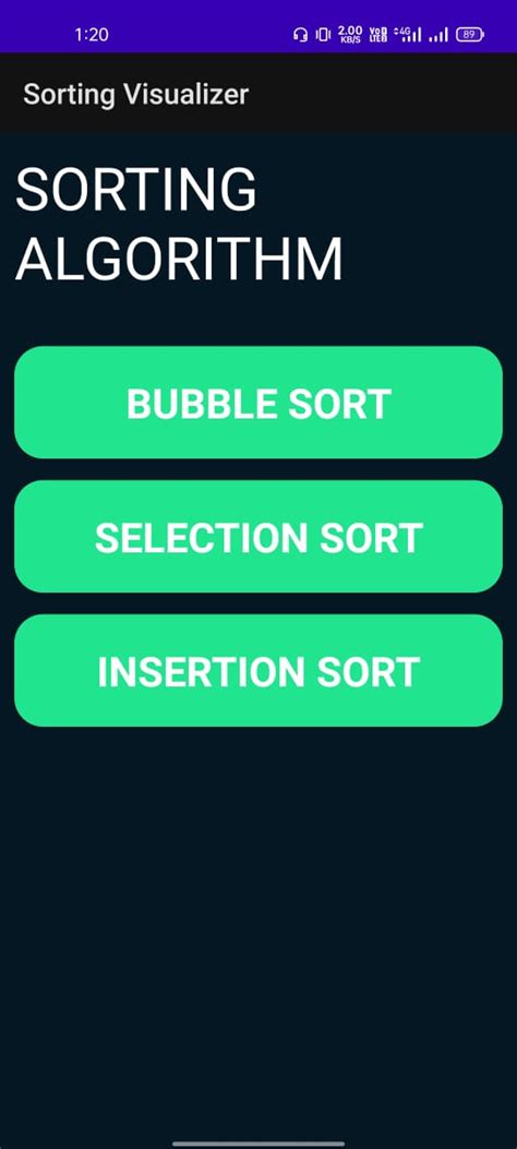 Github Khan Mujeebsorting Visualizer Sorting Visualizer Is An Android App For Visualizing A