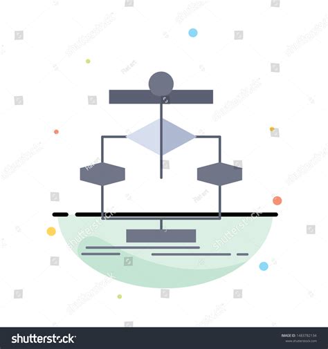 Algorithm Chart Data Diagram Flow Flat Stock Vector Royalty Free Shutterstock