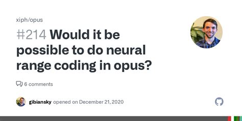 would it be possible to do neural range coding in opus · issue 214