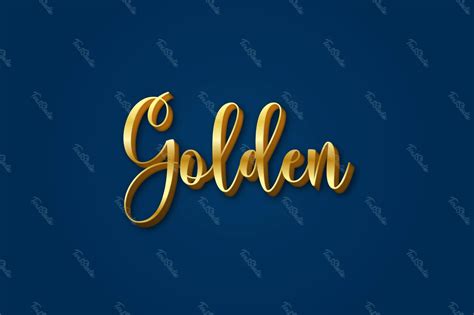 Golden Text Effect Vector File Illustrator PREMIUM