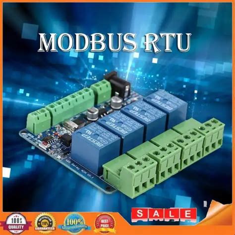 Modbus Rtu 4 Way Relay Module Ttlrs485 Interface Communication With