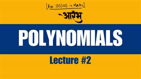 Polynomials Notes And Questions Class 10 Ppt