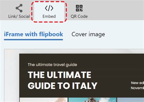 Specify Flipbook Page To Open In Embed Mode Visual Paradigm News