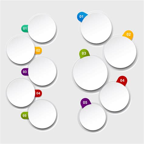 Material Circle Diagram Ppt Design Element Business Data Visualization Statistics Chart