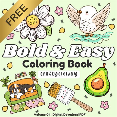 Bold And Easy Coloring Pages Printable Free Printable Us