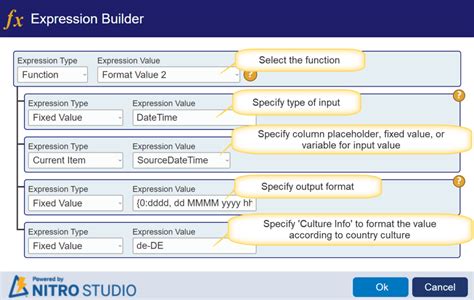 Function Format Value 2 Crow Canyon Software Support