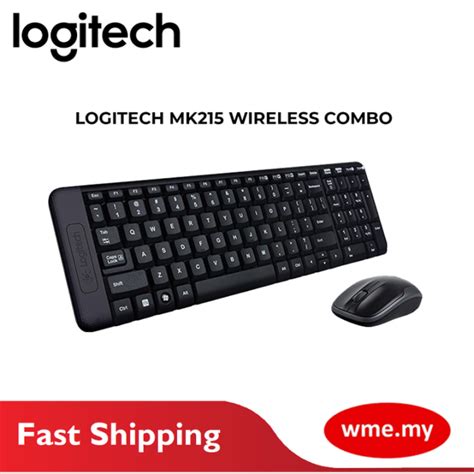 Logitech Mk215 Wireless Keyboard And Mouse Combo Lazada