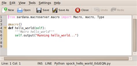 Writing Macros Sardana 3 6 0 Documentation