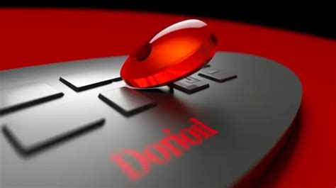 3d Illustration Of Hand Cursor Clicking The Red Home Page Button