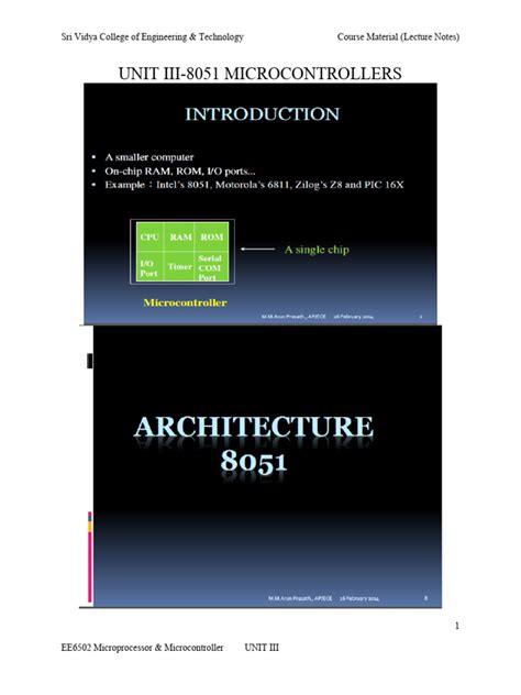 Mpmc Unit 3 Notes Pdf Electrical Engineering
