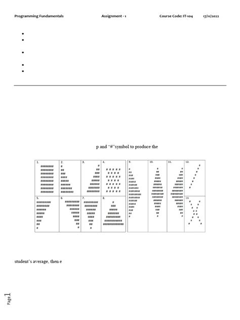 Assignment1 In C Pdf