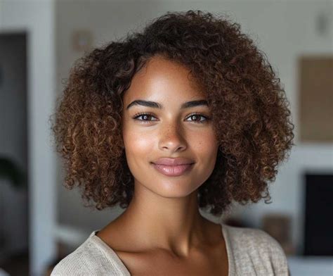 Curly Hairstyle For Round Face To Embrace Natural Texture ArtFasad