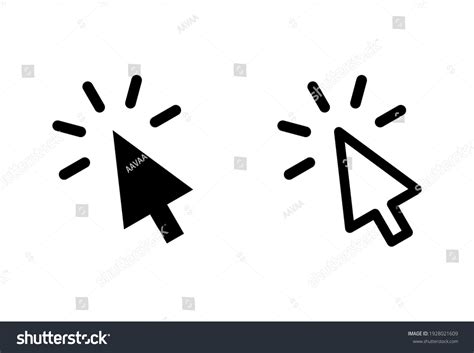 27242 Hand Pointer Icons Pointer Click Cursor Icon Click Finger Computer Mouse Click Vector