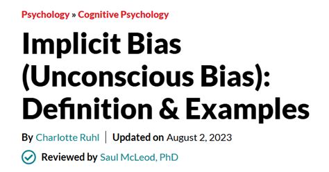 Japan Society For Implicit Bias Research What Is The Unconscious Bias