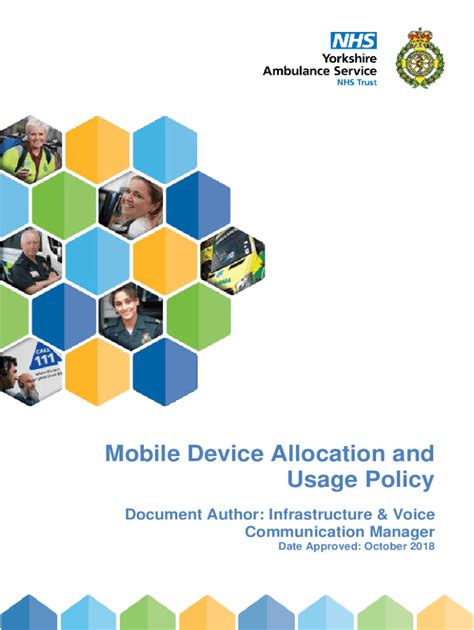 Fillable Online Sample Mobile Device Acceptable Use Policy Template Fax