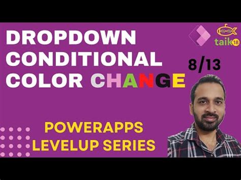 Combobox Background Conditional Color Change In PowerApps By