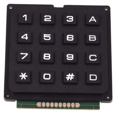 Buy 4x4 Matrix 16 Keyboard Keypad For Arduino And Diy Projects Online
