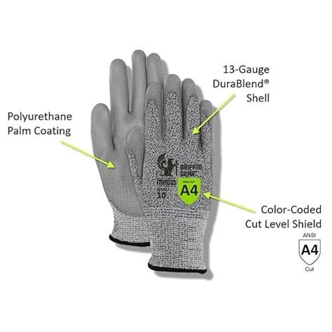 Magid Griffin Gear Ansi A4 Liquid Repellent Nitrile Work