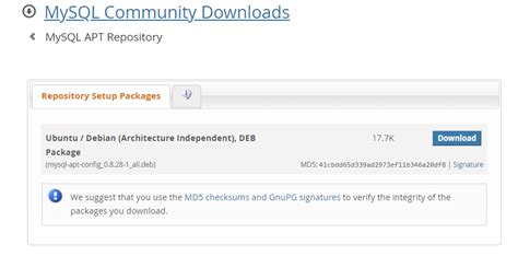 Mysql Server Linux Aparavi